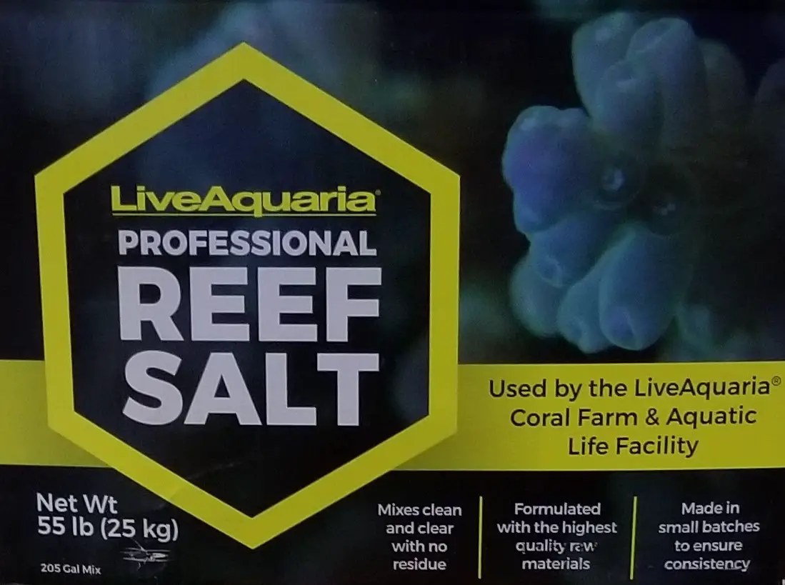 Switching from Instant Ocean Reef Crystals to LiveAquaria Professional ...